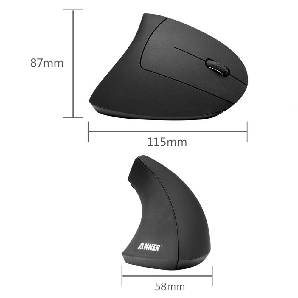 Best Buy Anker 2.4G Wireless Vertical Ergonomic Mouse - | ibizgift ...