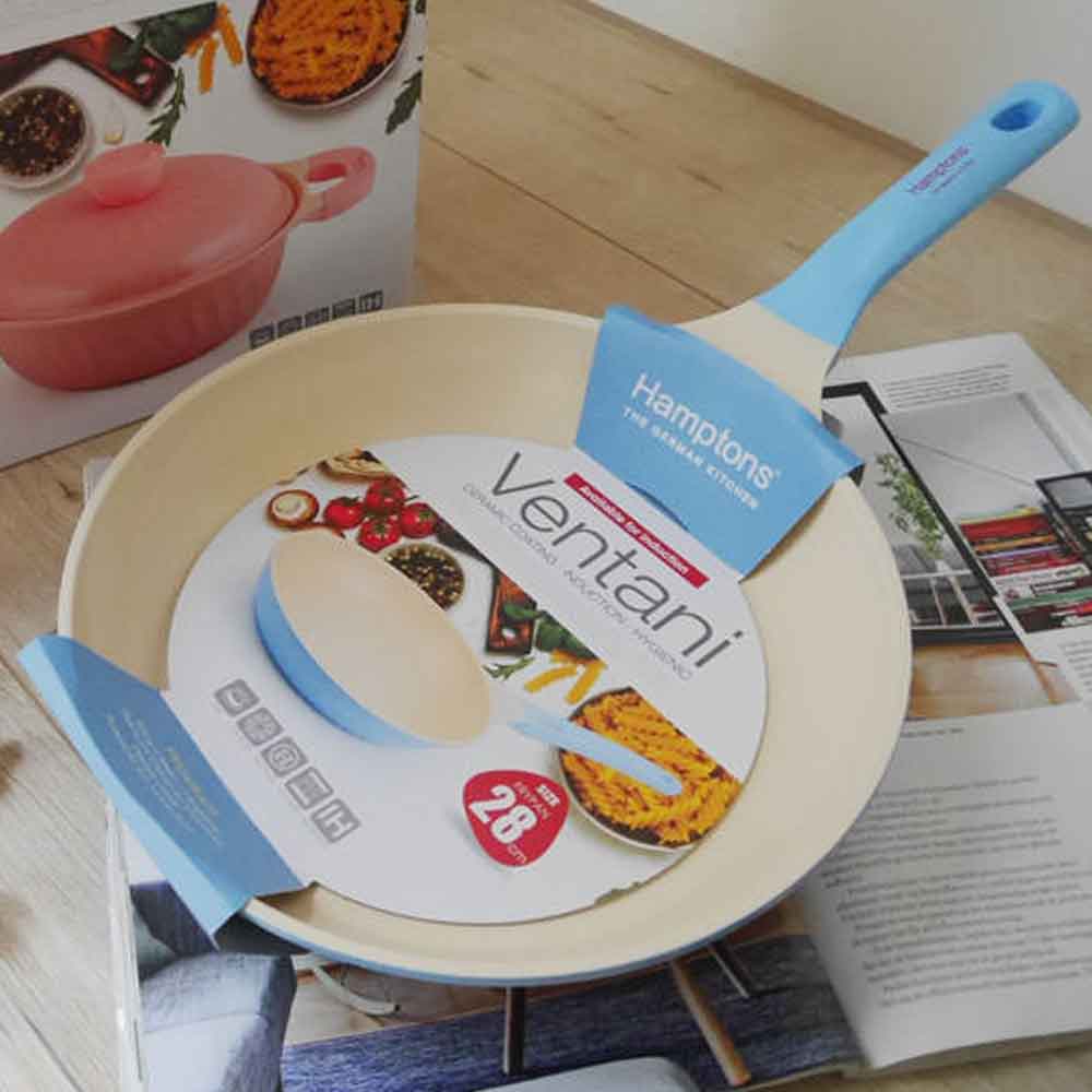Best Buy Hamptons Ventani 28 cm Frying Pan - HT-VTFP28-BL | ibizgift ...