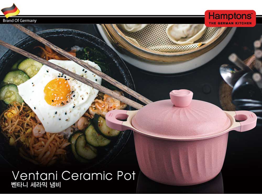 Best Buy Hamptons Ventani 24 cm High Stew Pot - HT-VTPT24H-PK ...
