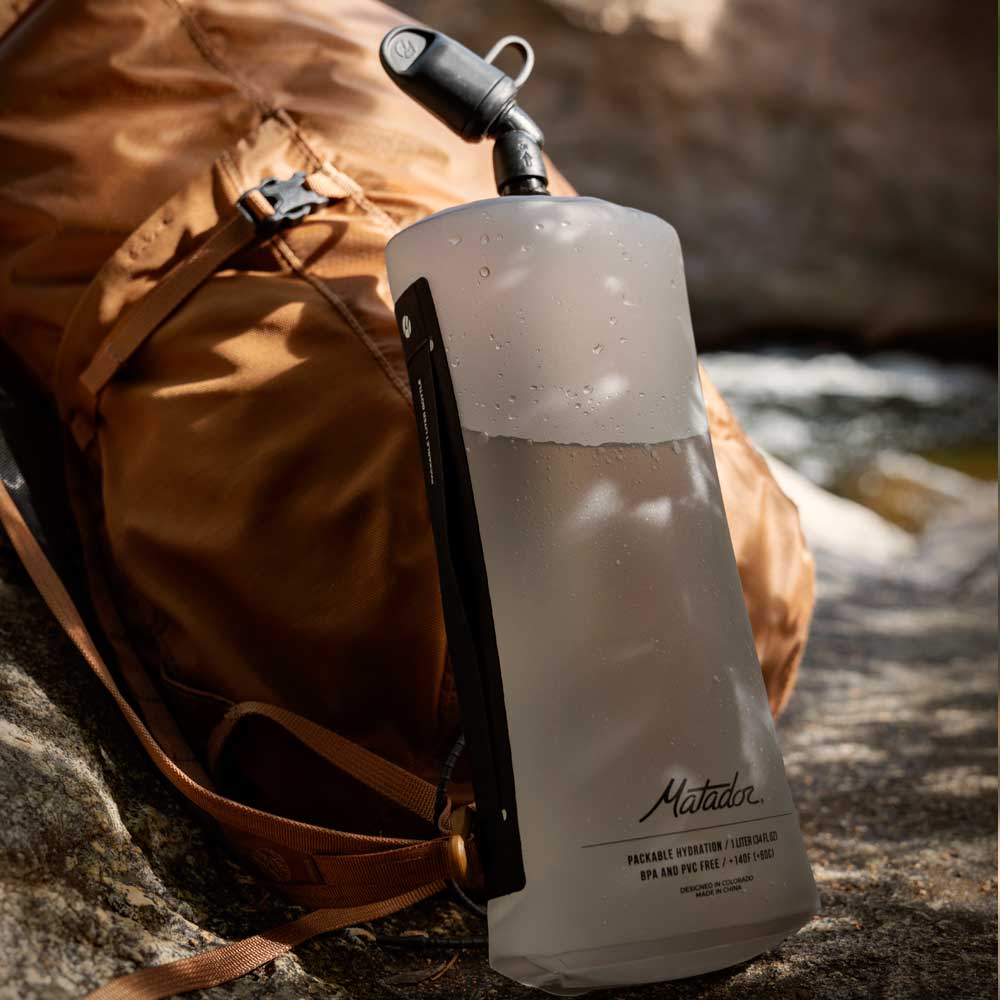 Best Buy Matador Packable Water Bottle 1 liter - MATBT1L001BK ...